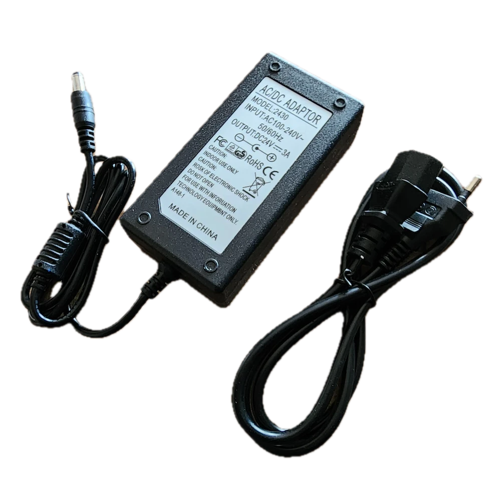 DC 24V 3A Power Adapter with Overload & Short Circuit Protection | HIT.PS